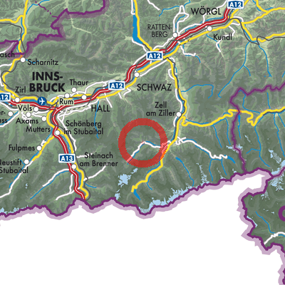 Tux - Stadtpläne und Landkarten