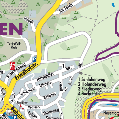 Velden - Stadtpläne und Landkarten