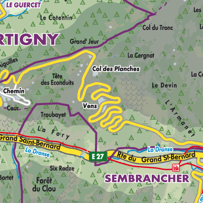 Vens - Stadtpläne und Landkarten