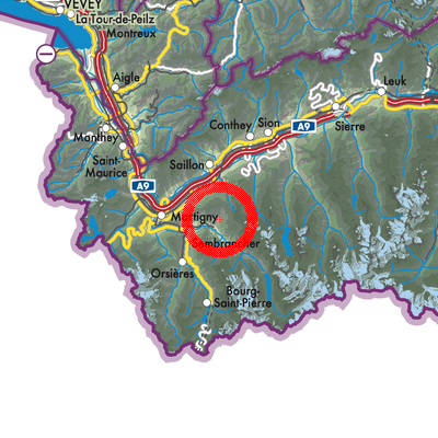 Verbier - Stadtpläne und Landkarten