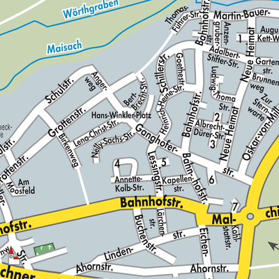 Verwaltungsgemeinschaft Mammendorf - Stadtpläne und Landkarten
