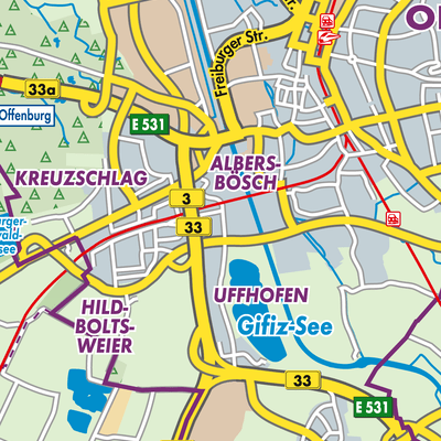 Verwaltungsgemeinschaft Offenburg - Stadtpläne und Landkarten