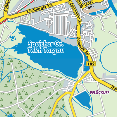 Torgau - Stadtpläne und Landkarten