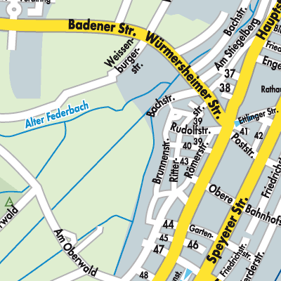 Verwaltungsverband Durmersheim - Stadtpläne und Landkarten