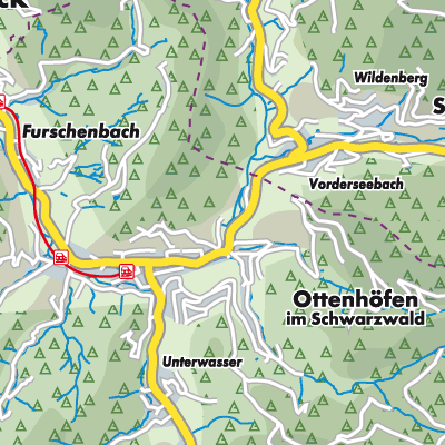 Verwaltungsverband Kappelrodeck - Stadtpläne und Landkarten