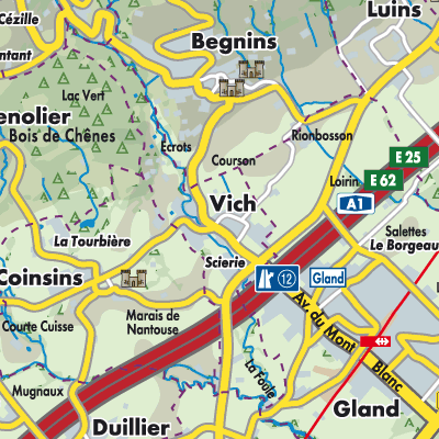 Vich - Stadtpläne und Landkarten