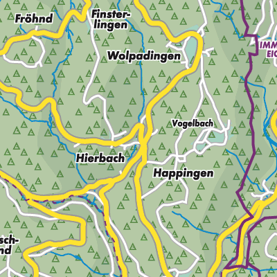Vogelbach - Stadtpläne und Landkarten