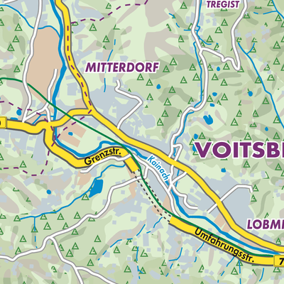 Voitsberg - Stadtpläne und Landkarten