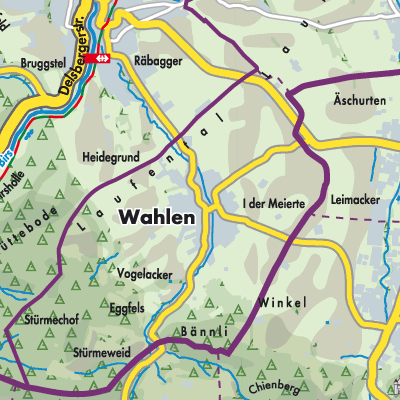 Wahlen - Stadtpläne und Landkarten