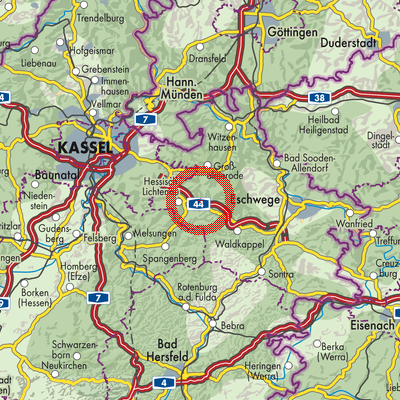 Walburg - Stadtpläne und Landkarten