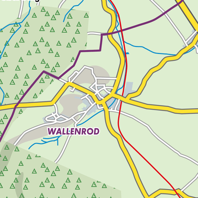 Wallenrod - Stadtpläne und Landkarten