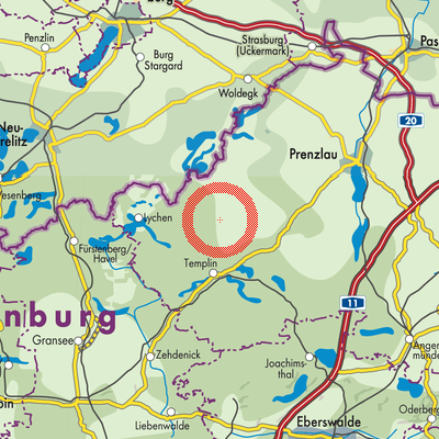Warthe - Stadtpläne und Landkarten