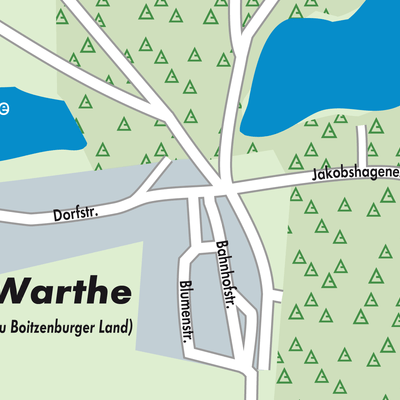 Warthe - Stadtpläne und Landkarten