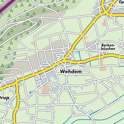 Wehdem - Stadtpläne und Landkarten