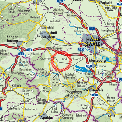 Weida-Land - Stadtpläne und Landkarten