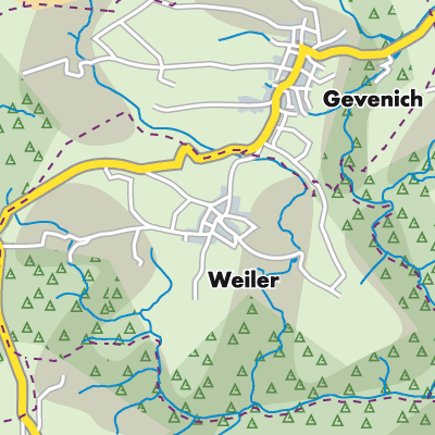Weiler - Stadtpläne und Landkarten