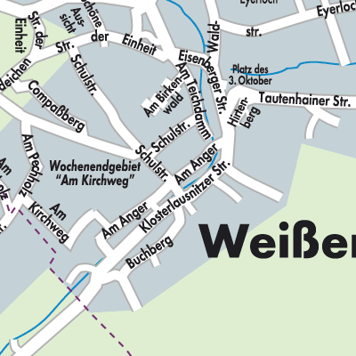 Weißenborn - Stadtpläne und Landkarten