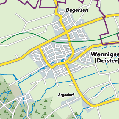 Wennigsen (Deister) - Stadtpläne und Landkarten