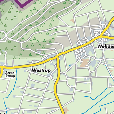 Westrup - Stadtpläne und Landkarten