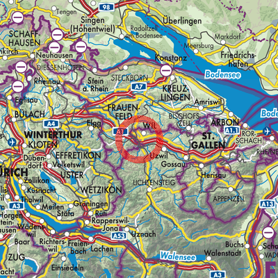 Wil (SG) - Stadtpläne und Landkarten