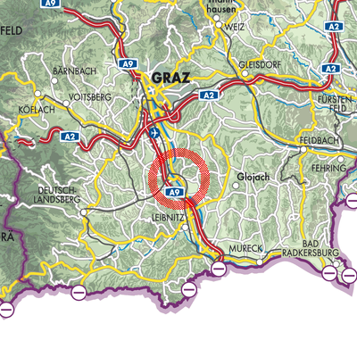 Wildon - Stadtpläne und Landkarten