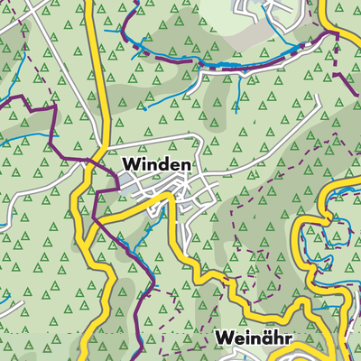Winden - Stadtpläne und Landkarten