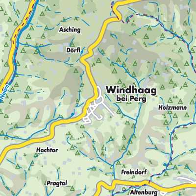 Windhaag bei Perg - Stadtpläne und Landkarten