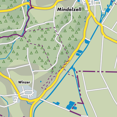 Winzerwald - Stadtpläne und Landkarten