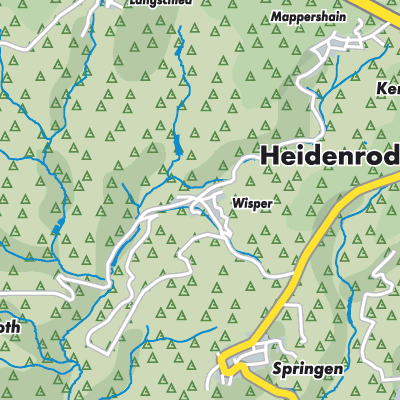 Wisper - Stadtpläne und Landkarten