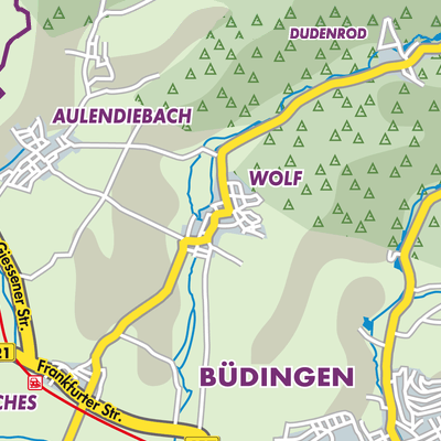 Wolf - Stadtpläne und Landkarten