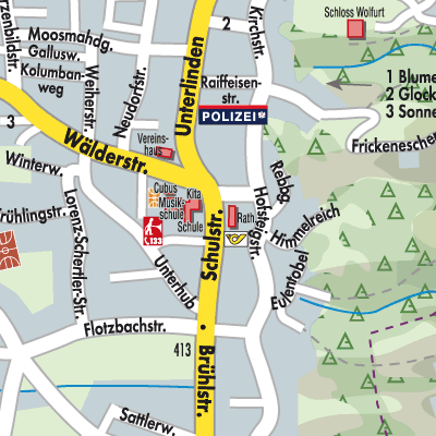 Wolfurt - Stadtpläne und Landkarten