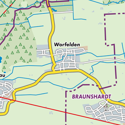 Worfelden - Stadtpläne und Landkarten