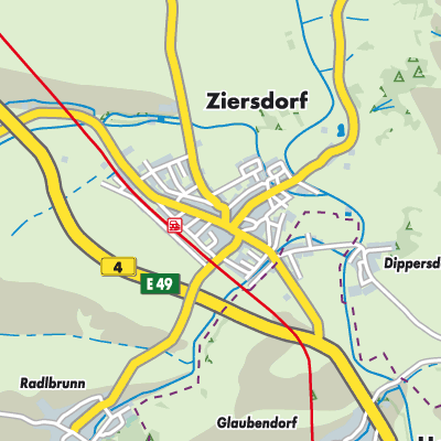 Ziersdorf - Stadtpläne und Landkarten